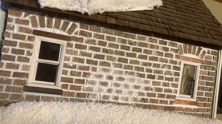 How to Make Realistic Stone Bricks on a Pepperwood Farm Dollhouse ...