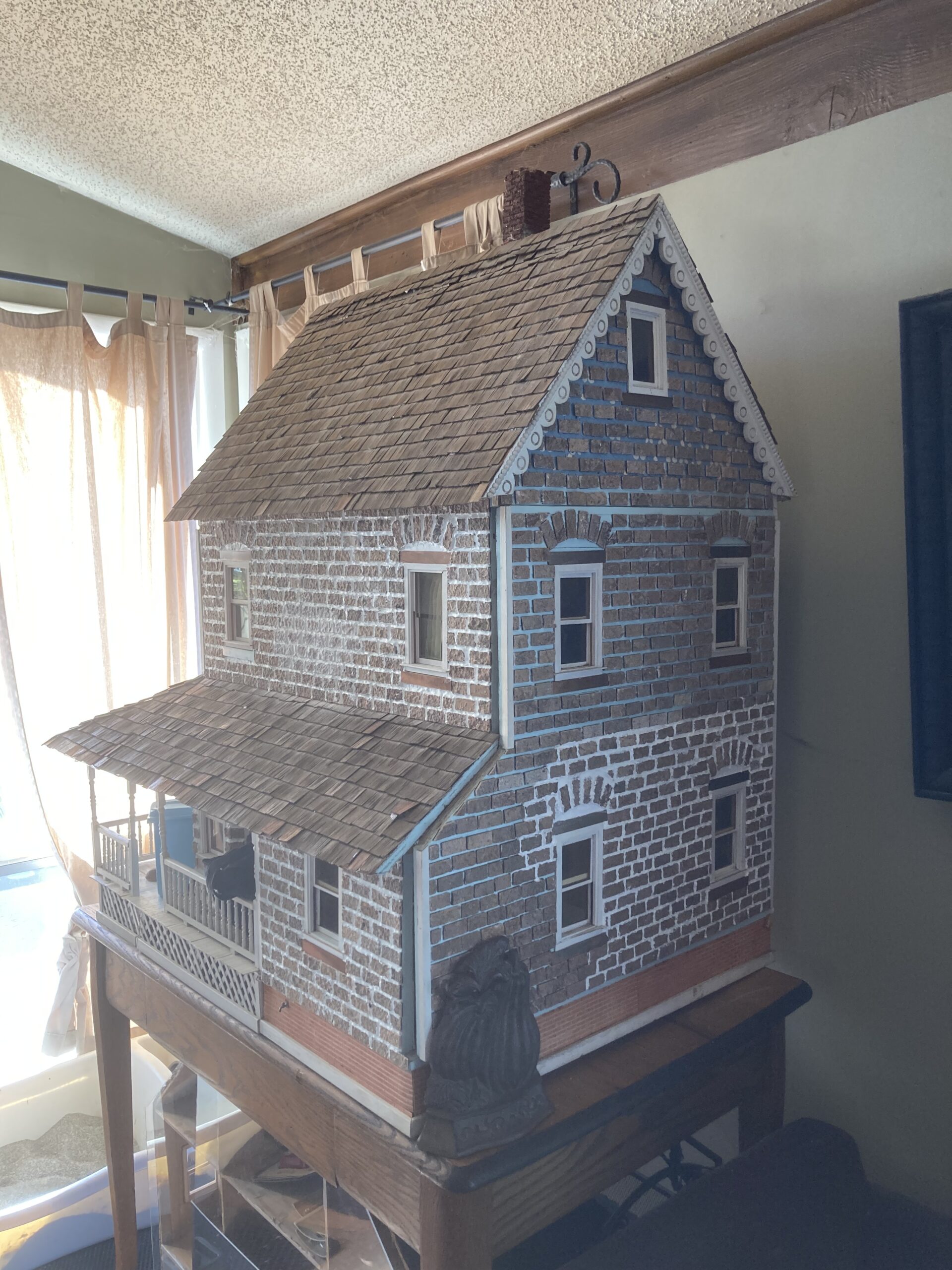 How to Make Realistic Stone Bricks on a Pepperwood Farm Dollhouse ...